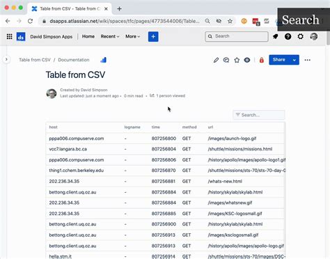 Filtersearch A Small Improvement For Table From Csv