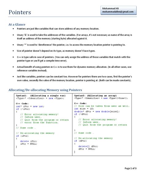 pointers pdf pointer computer programming variable computer