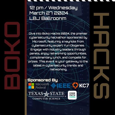 Hackathon Microsoft Security Txstnext Kc7 Cybersecurity Codepath Timothy Egans