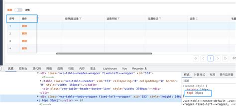 使用vxe grid 当columns数组长度超过 fixed left固定项的表头不显示 Issue x extends vxe table GitHub