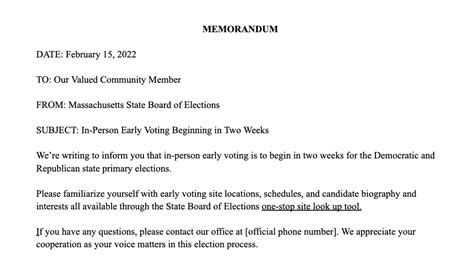 How To Write A Memo Template Examples