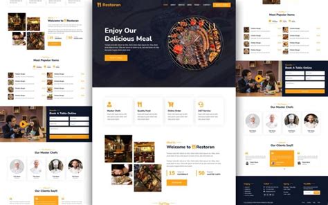 Bootstrap Restaurant Template Free Download Html Codex