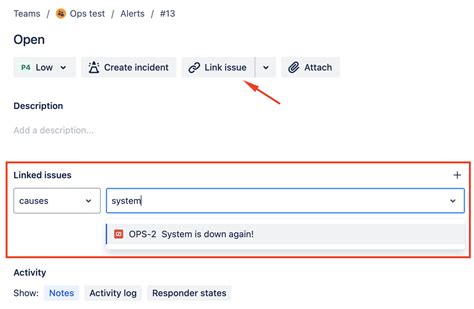 Cant Find Issue To Link To An Alert Jira And Jira Service Management