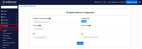 Install Webuzo V Webuzo