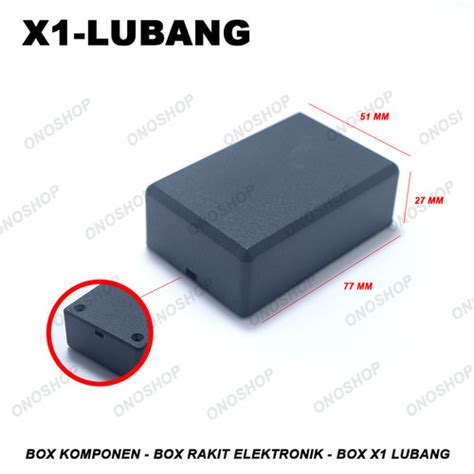 Jual Box Komponen Box Rakit Elektronik Box X1 Lubang Box Sekrup Jakarta Barat Ono