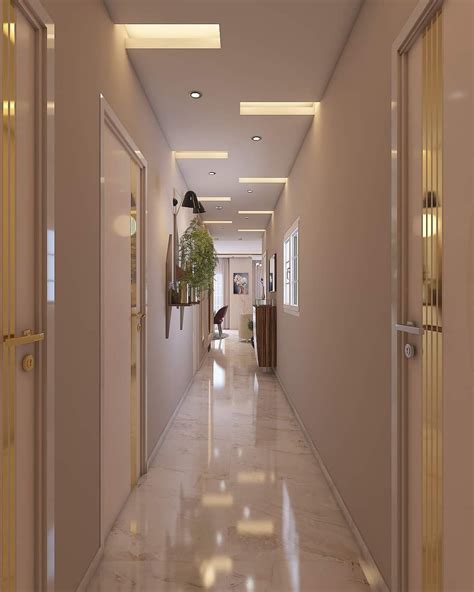 Luxury Hallway With Moulding