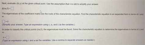 Solved Consider The Following Damped Pendulum System