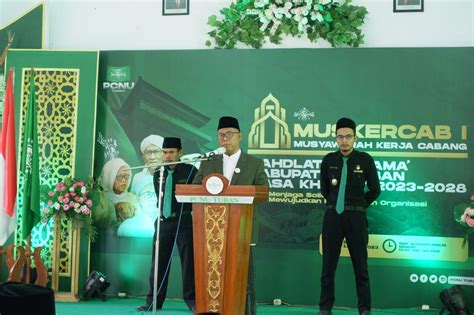 Pcnu Tuban Gelar Muskercab Rois Syuriah Potensi Nu Harus Digali Nu