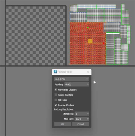 Unwrap Uvw Unfold3d Packing Respects Uv Selection And Rescale Clusters Autodesk Community