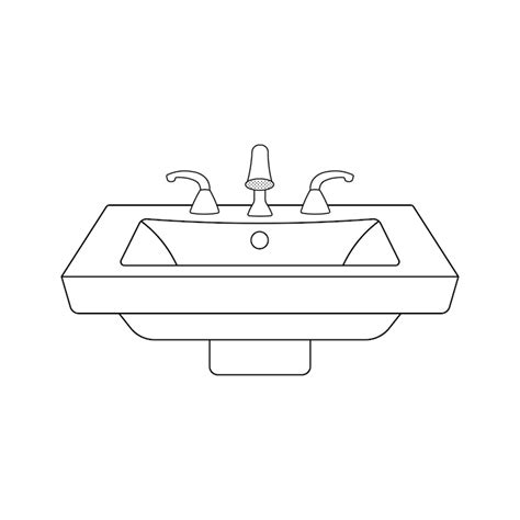 세면대 일러스트 이미지 Freepik에서 무료 다운로드