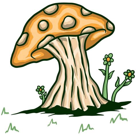 Mushroom Vector Illustration 35690474 Vector Art At Vecteezy