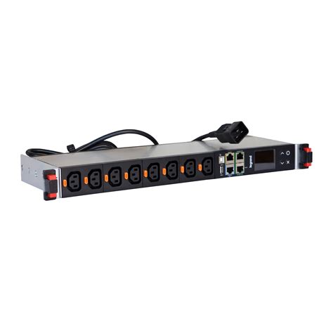 Lcs³ Metered 19 Inch Pdu 1u 1 Phase 16a 12 C13 Outlets C20 Input