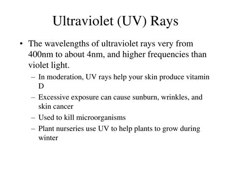 Ppt Chapter 18 Electromagnetic Spectrum And Light Powerpoint
