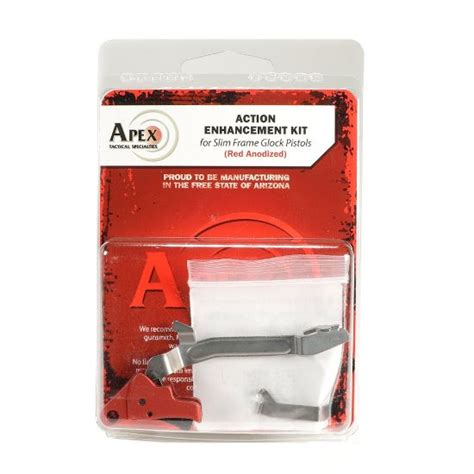 Rtg Parts Apex Tactical Action Enhancement Trigger W Trigger Bar For Slim Frame Glock Pistols