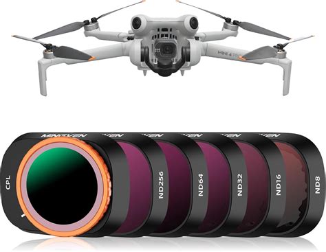 Mingven Mini 4 Pro Nd Filters Set 6 Pack Cpl Nd8 Nd16 Nd32 Nd64 Nd256