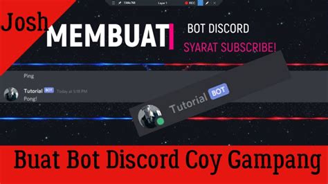 Discord Bot Tutorial Discordnet Youtube
