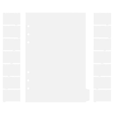 Pcs Index Separator Page Labels Binder Dividers With Tabs Colored Notepad Markers Notebook
