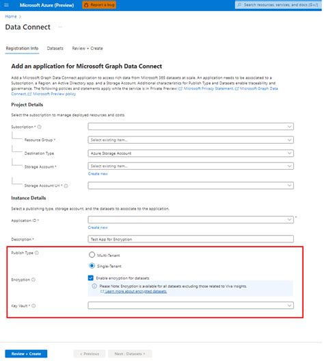 Use Encryption With Microsoft Graph Data Connect Microsoft Graph Microsoft Learn