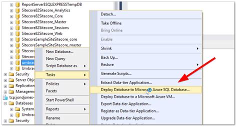 How To Setup Umbraco With Azure Part Two Uploading A Database Jon
