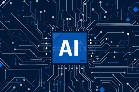 Futuristic Ai Circuit Board Design With Central Ai Logo In A High Tech Futuristic Ai Circuit Board Design With Central Ai Logo In A High Tech