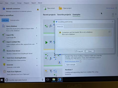 Connectors Can´t Be Loaded File Es Not A Database Easymorph