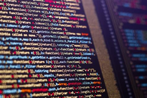Javascript Coding Code Background Stock Image Image Of Code Light