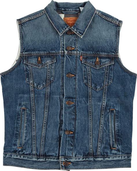 Supreme Levis Denim Trucker Vest Stadium Goods Men Vest Outfits