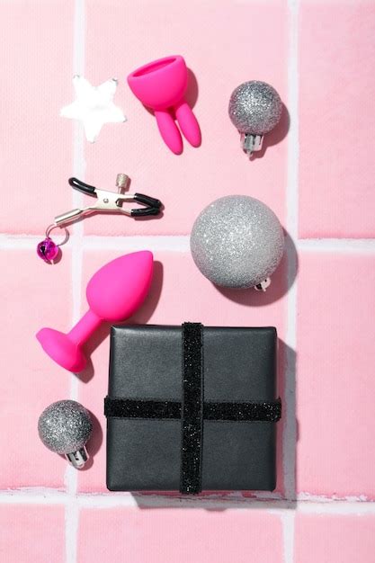 Premium Photo Sex Toys With Christmas Gifts On The Background
