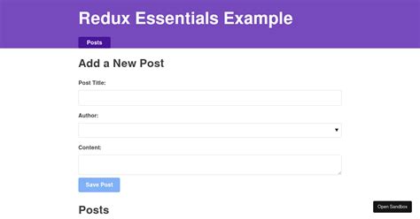 Learning Redux Codesandbox
