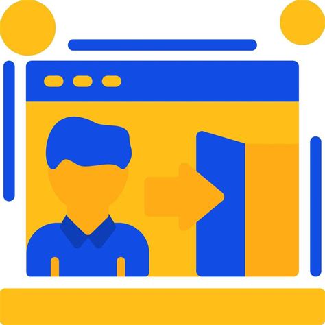 Exit Rate Flat Two Color Icon 39472180 Vector Art At Vecteezy