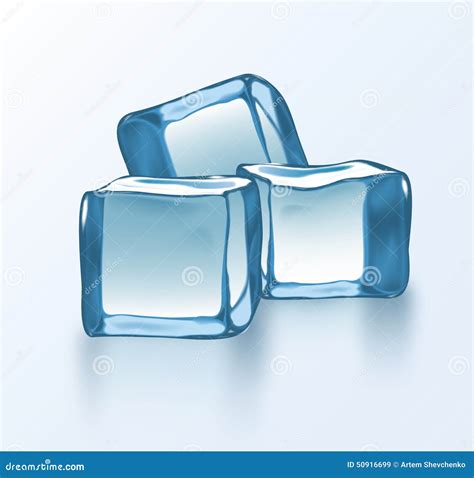 Vector Ice Blocks 2 Stock Vector Illustration Of Clear 50916699
