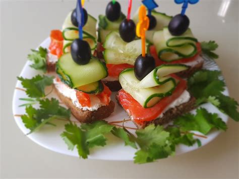 Канапе с красной рыбой рецепт автора Ирина Волигова