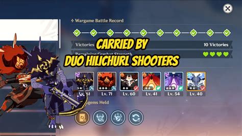 Hilicurl Training Gameplay In Exercise Surging Storm Wargame Perfect 10 Win With Hilichurl