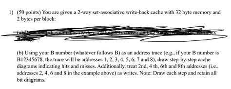 Solved Points You Are Given A Way Set Associative Chegg Com