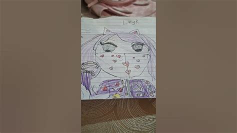 رسم انمي بنت 😍🩷👍👍 Youtube