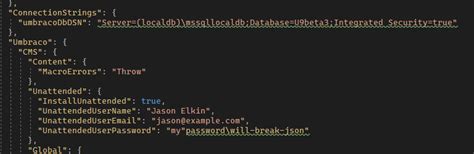 V9 Project Template Can Result In Invalid Appsettingsjson · Issue