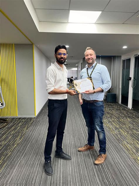 Employeeofthemonth Teamwork Gratitude Pibgroup Mayur Patil