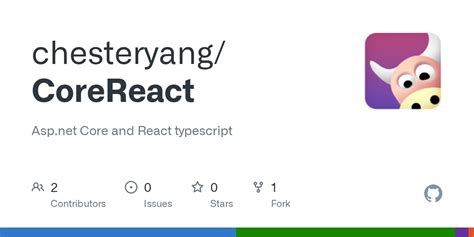 Github Chesteryangcorereact Core And React Typescript