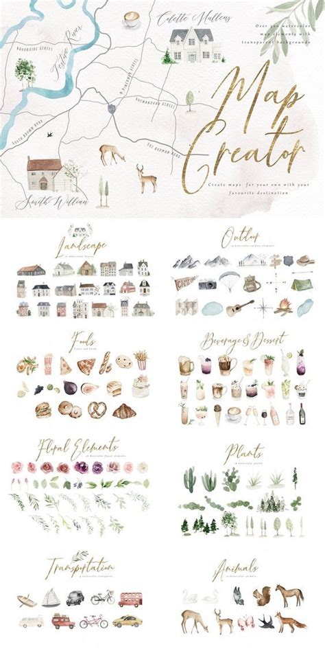 Map Creator Wedding Map Wedding Invitation Design Illustrated Map