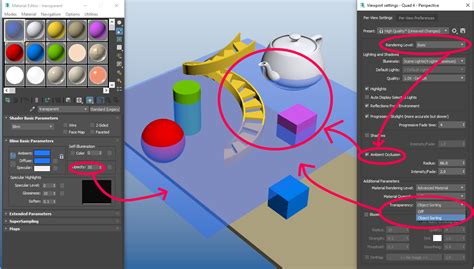 Is Ao And Object Sorting Transparency Possible Simultaneously In Viewport Settings Autodesk