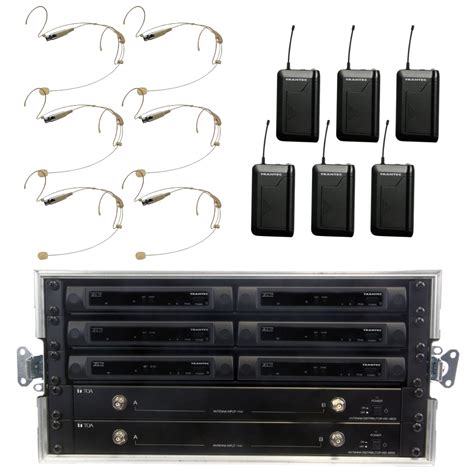 Trantec S4 10 6 Way Headset Radio Microphone System Ch38 All Racked U Simply Sound And Lighting