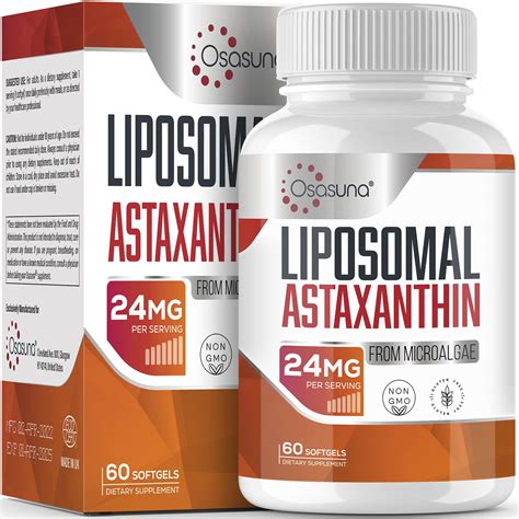 Buy Liposomal Astaxanthin Supplement 24 Mg Maximum Absorption