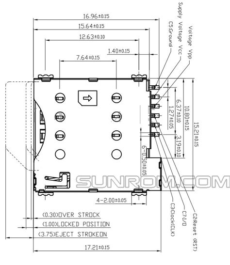 Sim Card Pinout Diagram