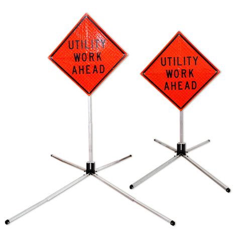 Roll Up Construction Signs Road Safety Manufacturing