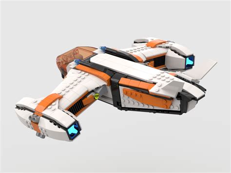 Lego Moc Orca Heavy Space Plane By Sawdustmocs Rebrickable Build With Lego