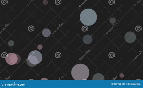Floating Moving Pastel Glowing Bokeh Bubbles Lights Seamless Loop