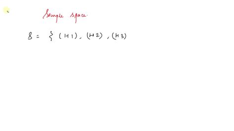 solved determine the sample space for each random experiment an urn