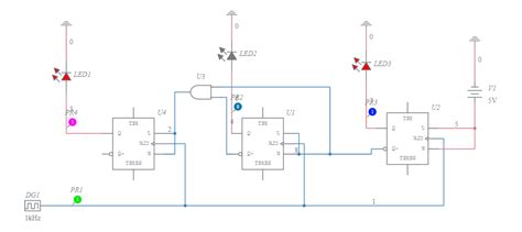 3bit Syncronous Down Counter 1 Multisim Live