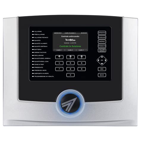 Tecnofire Tf Tfa2 596 Analog Fire Alarm Control Panel Of 2 Loops Capable Of