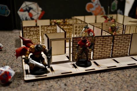 Grid Map For Tabletop RPG Battle Map For Dungeons Dragons Mm And Mm Laser Cut Files